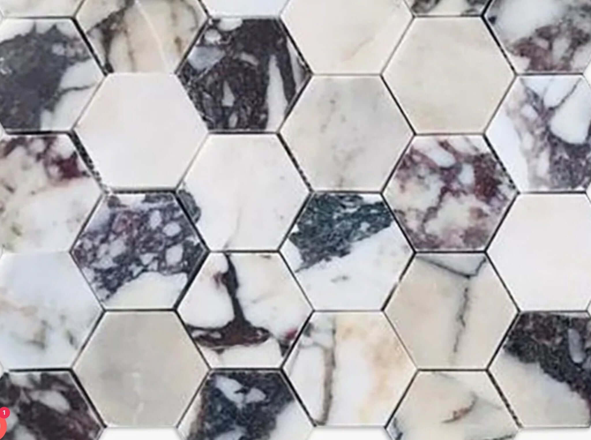 Calacatta Viola Marble Mosaic Tile - Luxurious Design – Hey Tiles