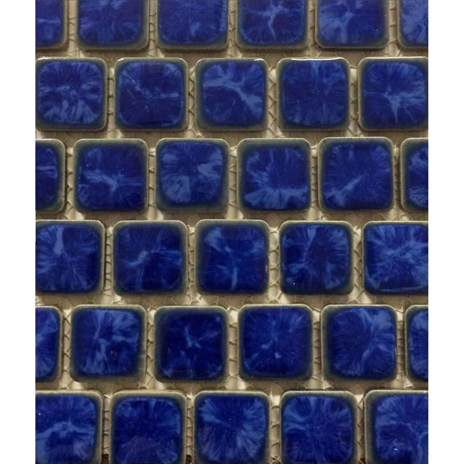 Sapphire 1x1 Fujiwa Pool Tile Peb Series - Hey Tiles