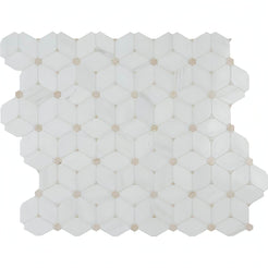 MSI Cecily Pattern Polished Marble Mosaic Tile | Hey Tiles