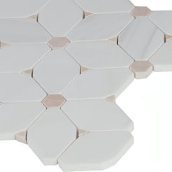 MSI Cecily Pattern Polished Marble Mosaic Tile | Hey Tiles