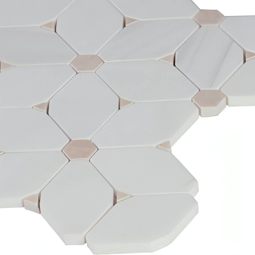 MSI Cecily Pattern Polished Marble Mosaic Tile | Hey Tiles