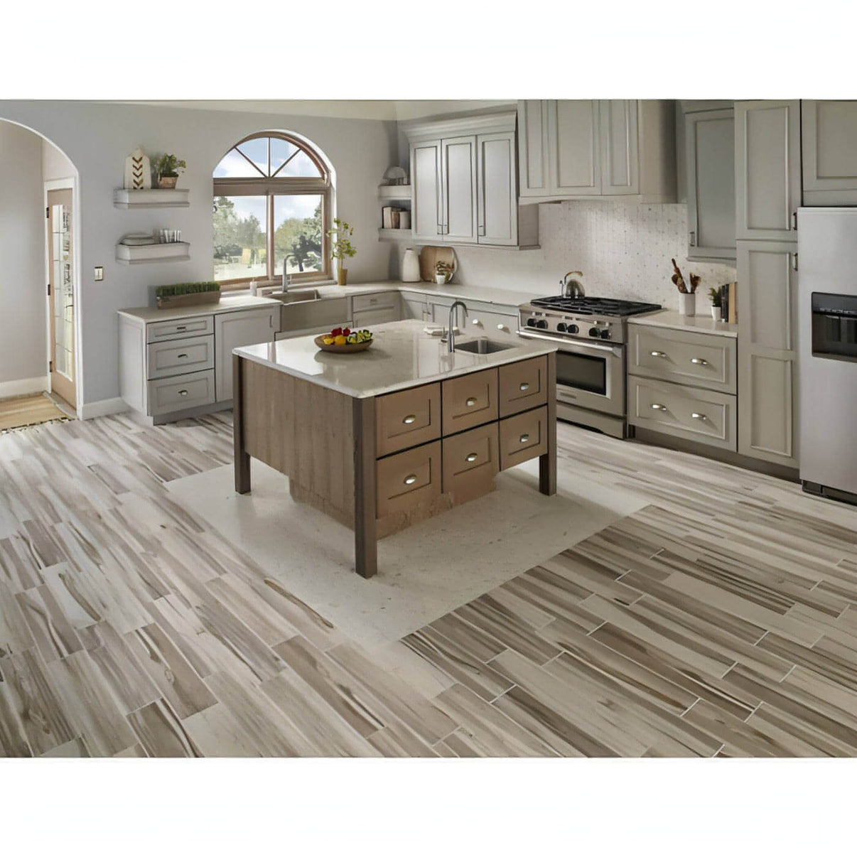 MSI Cecily Pattern Polished Marble Mosaic Tile | Hey Tiles